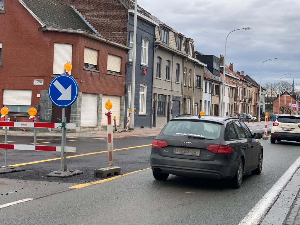 Werken op Brusselsesteenweg in Asse in laatste rechte lijn | Ring