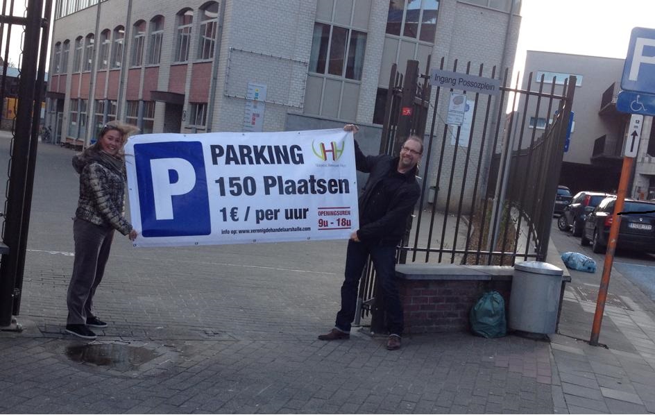 Handelaars in Halle creëren zelf een parking met 150 plaatsen | Ring