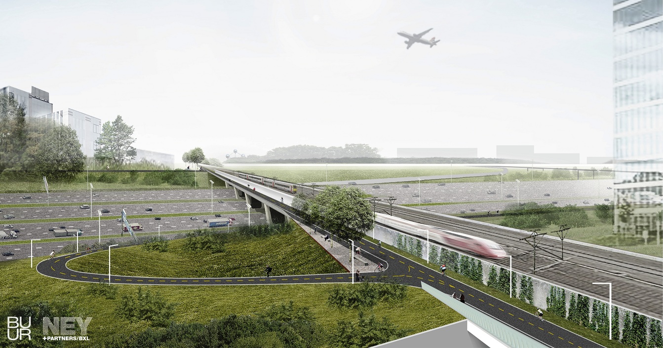 Negen miljoen extra voor eerste fietsbrug over Ring rond Brussel | Ring