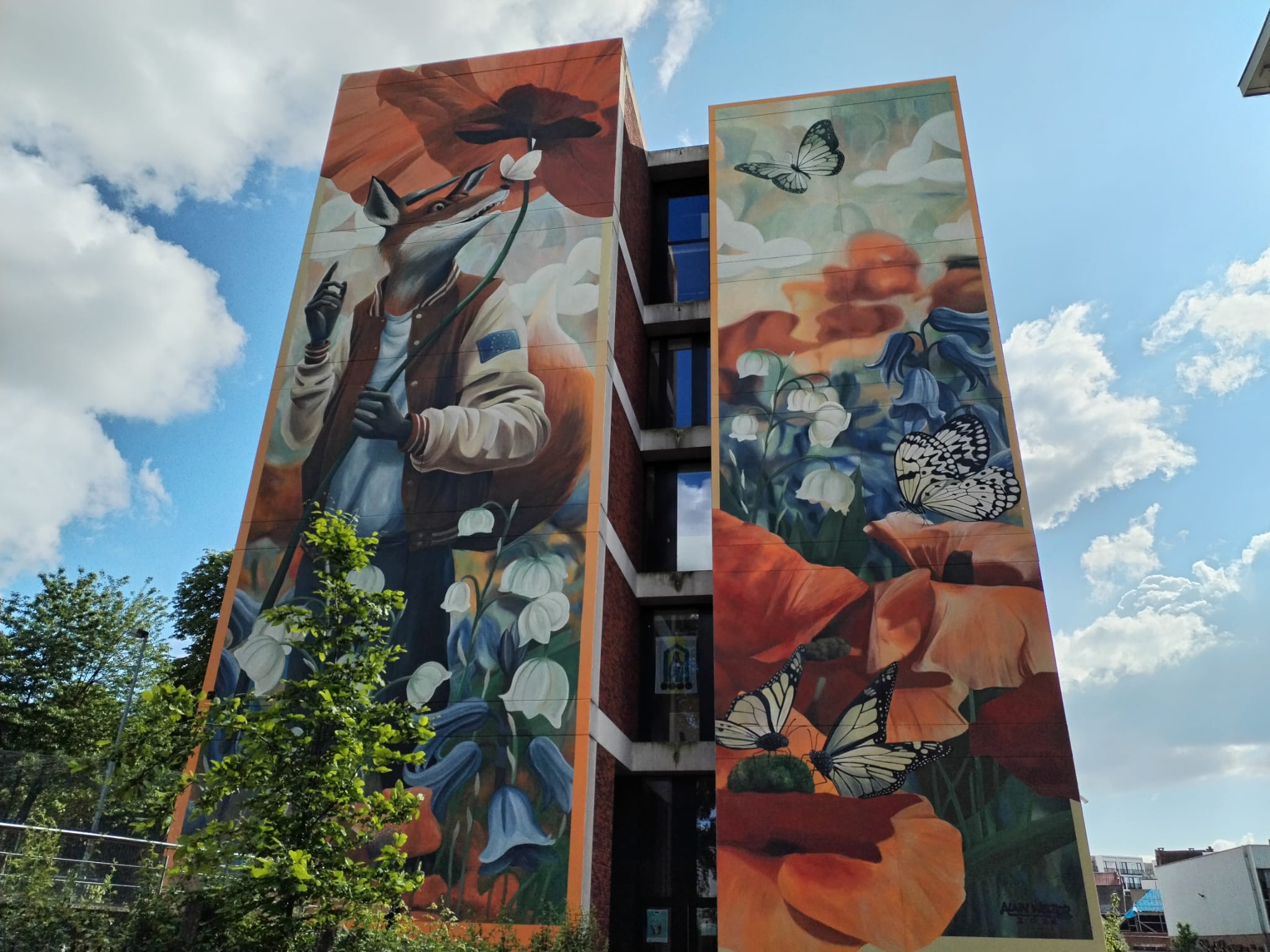 Mural op gevel Heilig Hart & College toont belang van respect voor ...