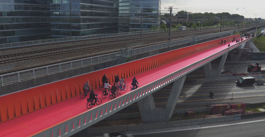 Dagelijks 400 fietsers over nieuwe brug in Machelen | Ring